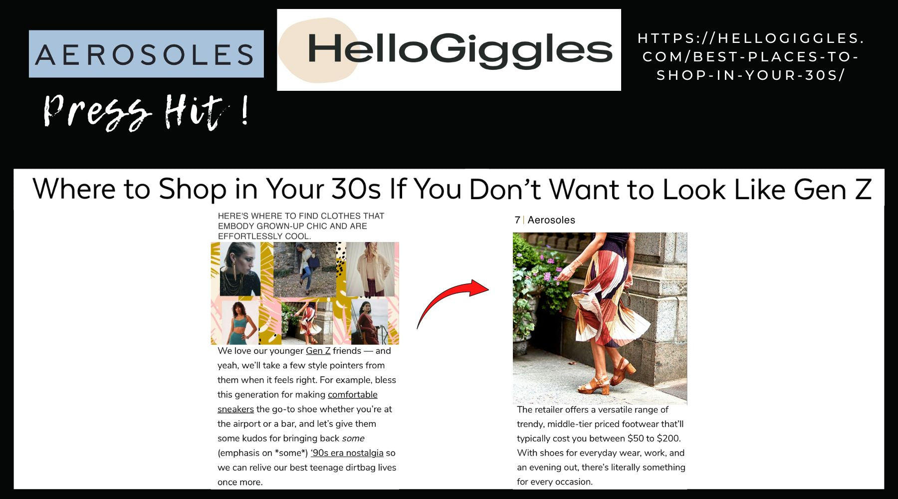 HelloGiggles – Aerosoles