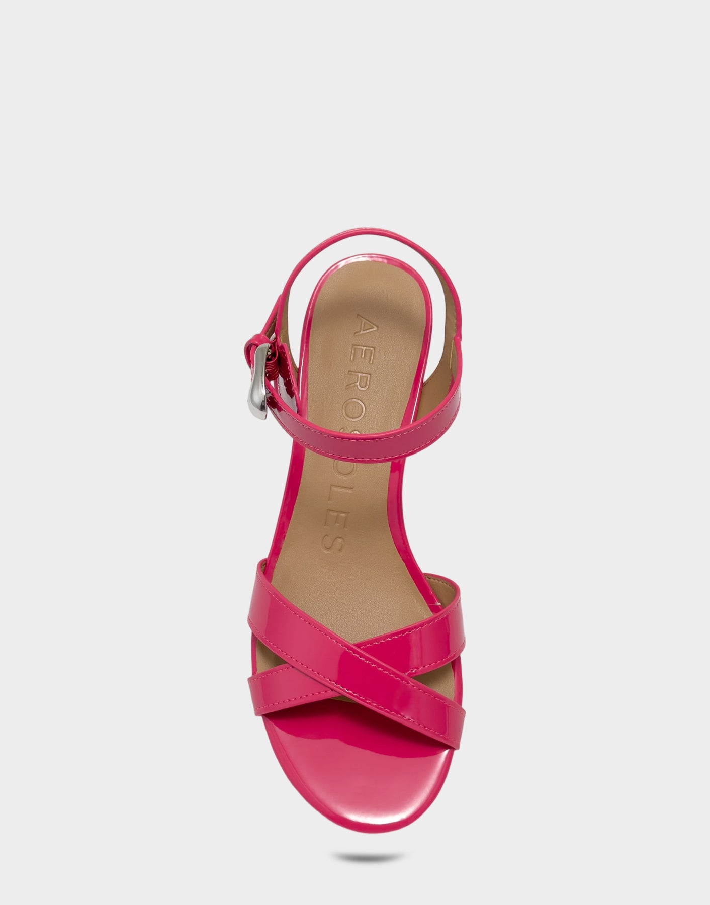 Women's Low Heeled Sandal in Magenta Patent – Aerosoles
