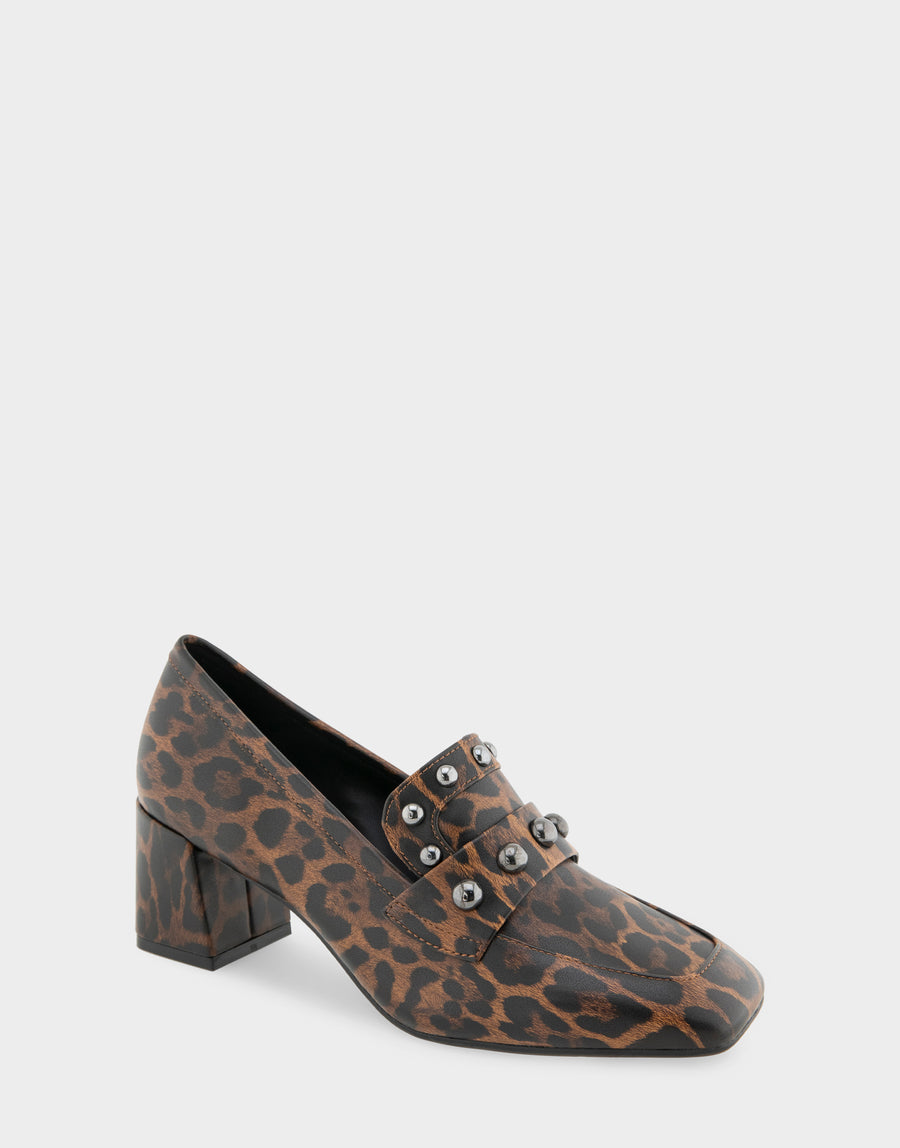 Women's Heeled Loafer in Leopard Print – Aerosoles