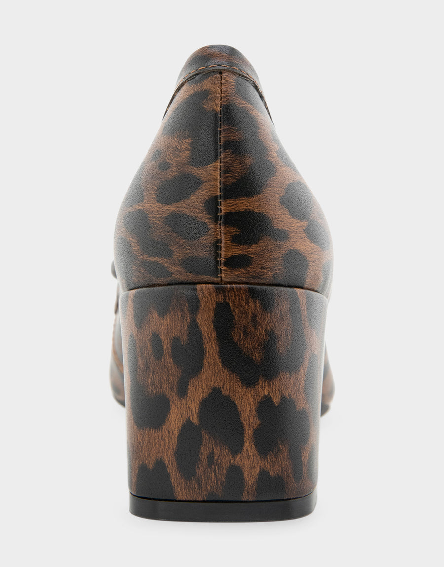 Women's Heeled Loafer in Leopard Print – Aerosoles