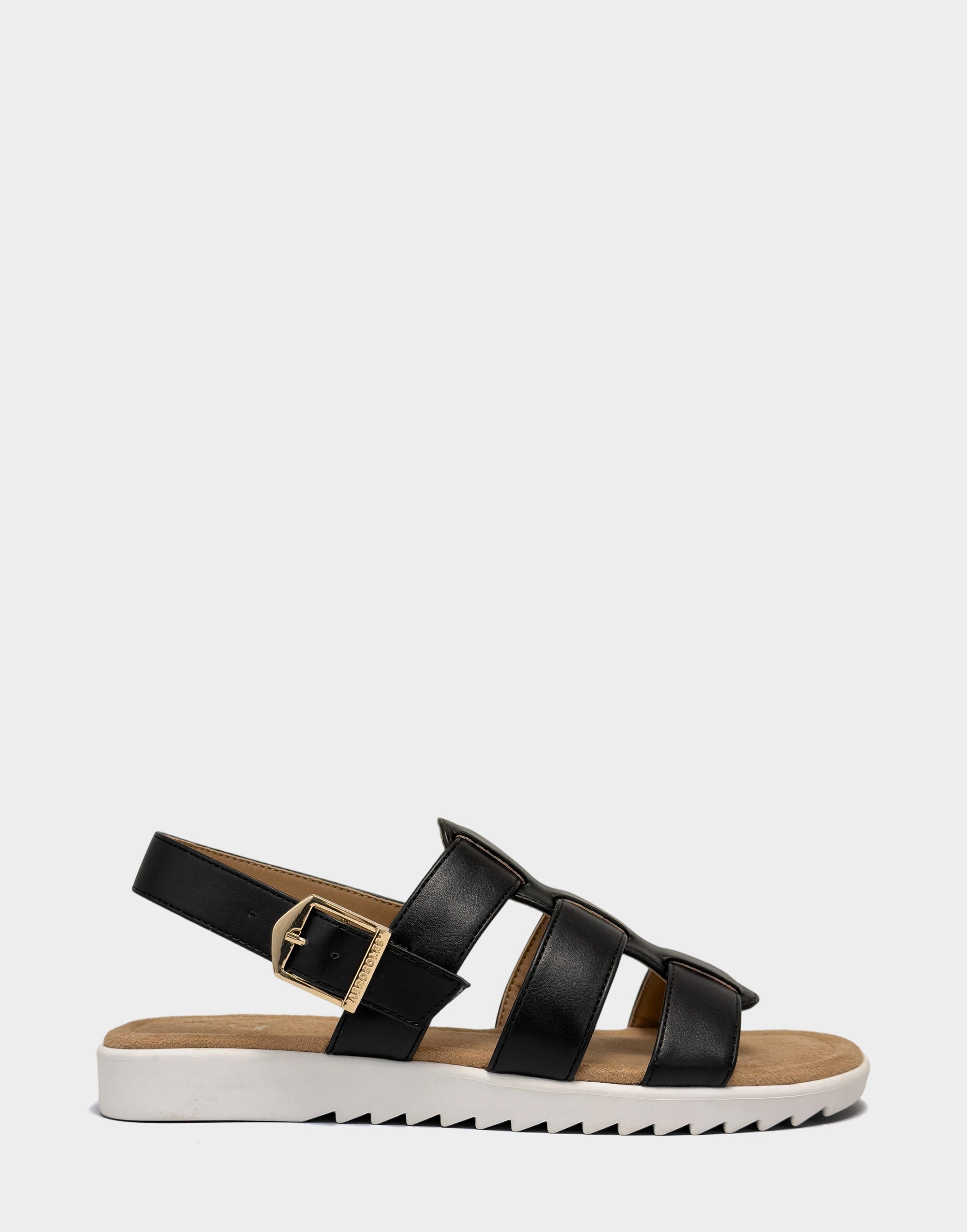 Women's Fisherman Sandal in Black – Aerosoles