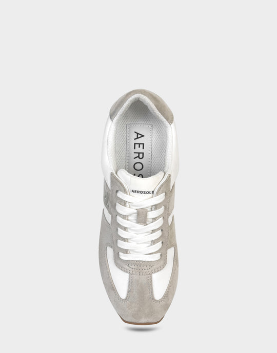 Women's Lace Up Sneaker in White – Aerosoles