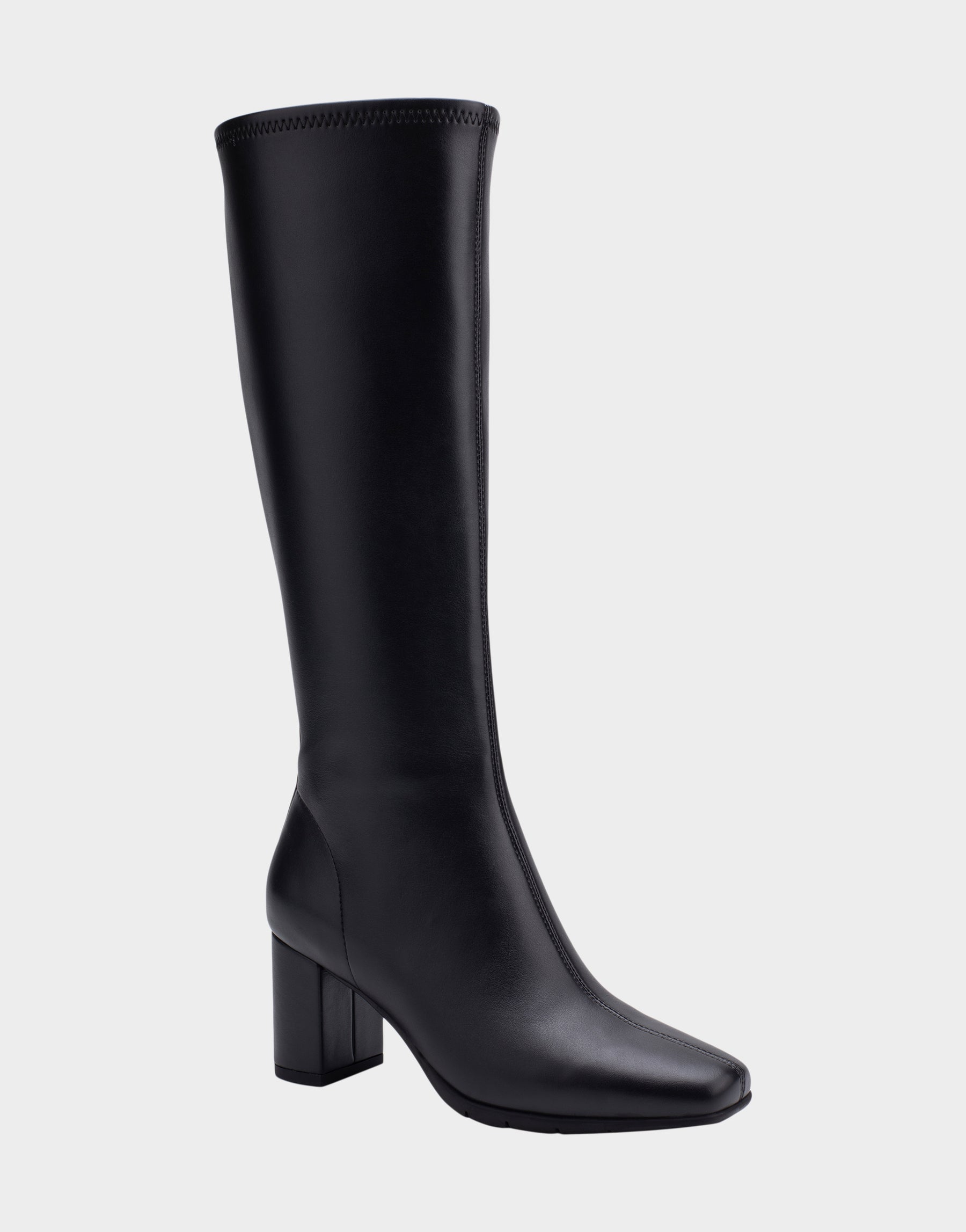 Micah Black Faux Leather Tall Shaft Boot – Aerosoles
