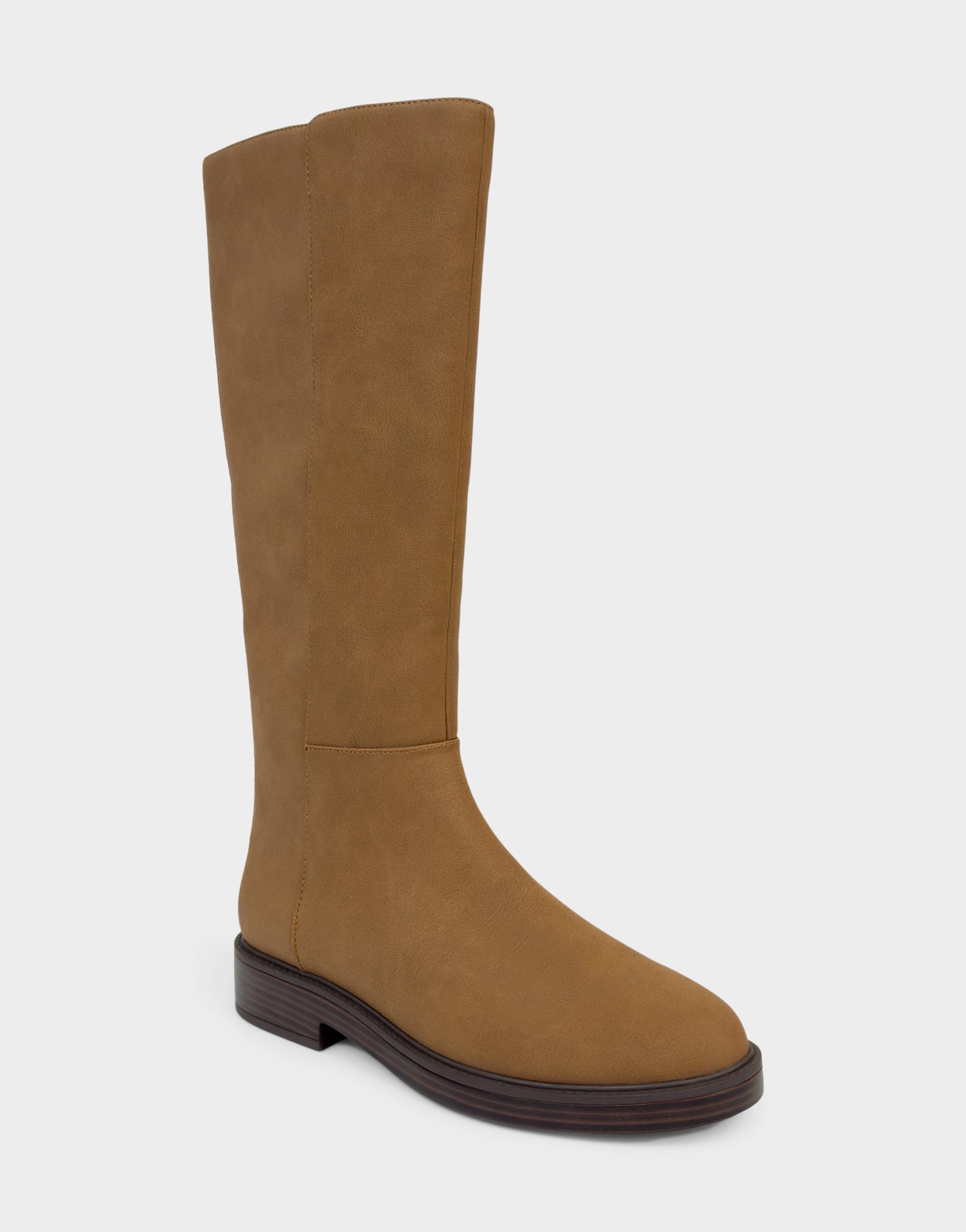 Women's Low Block Heel Boot in Tan Faux Nubuck – Aerosoles